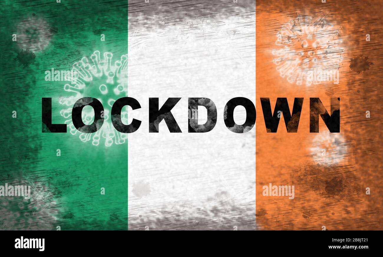 Ireland lockdown preventing ncov epidemic or outbreak. Covid 19 Irish ...