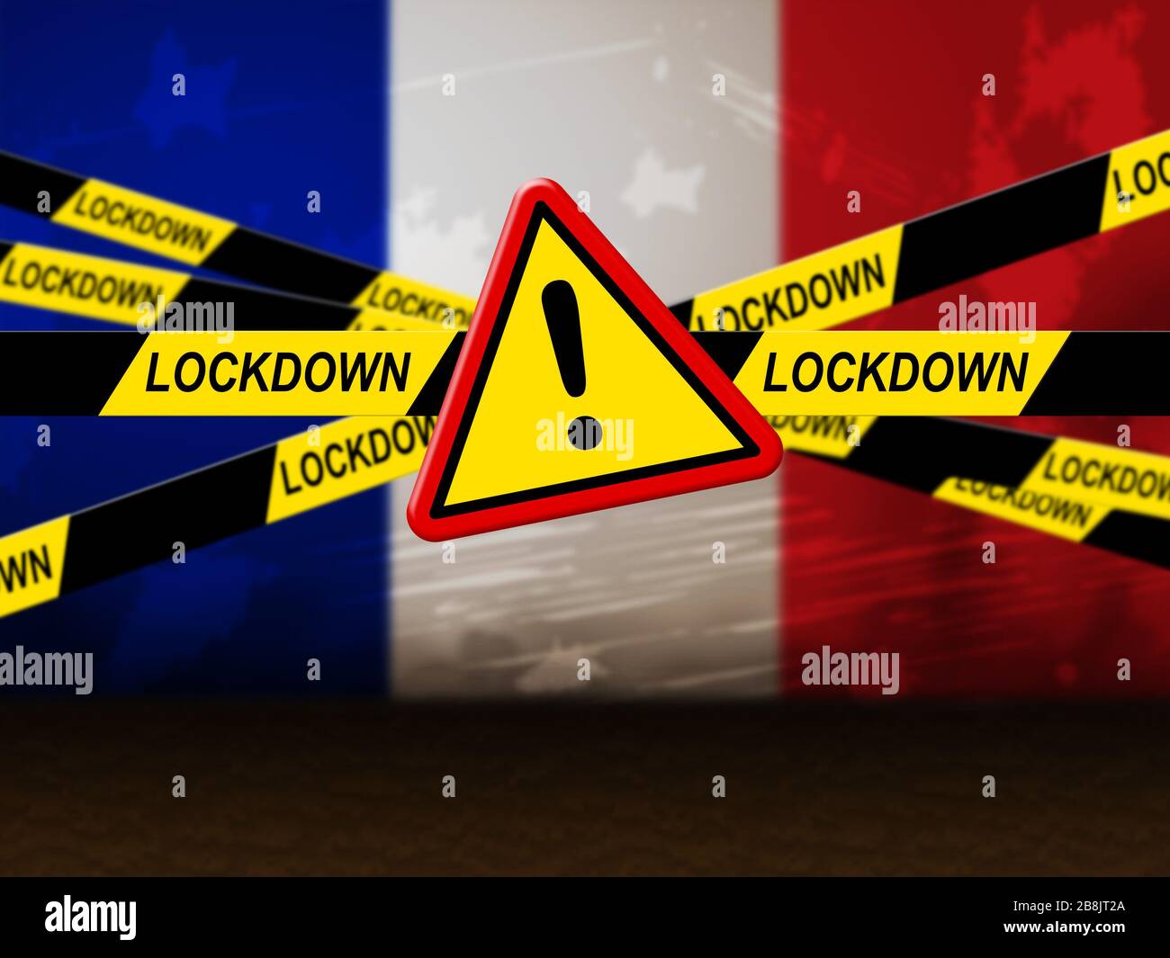 France lockdown preventing ncov epidemic or outbreak. Covid 19 French ...