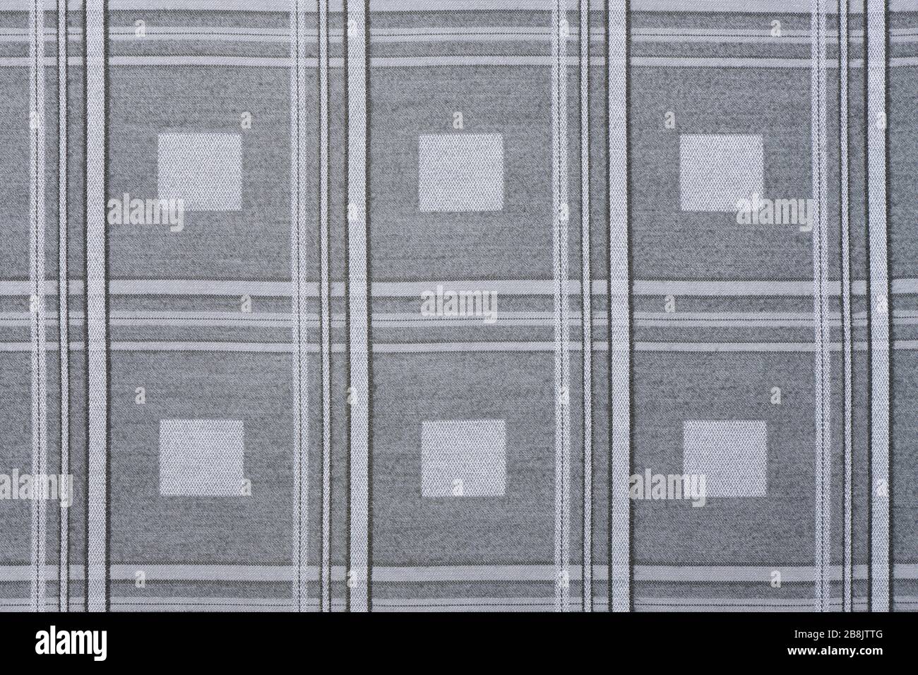 Gray plaid textile texture closeup, useful for background. High ...