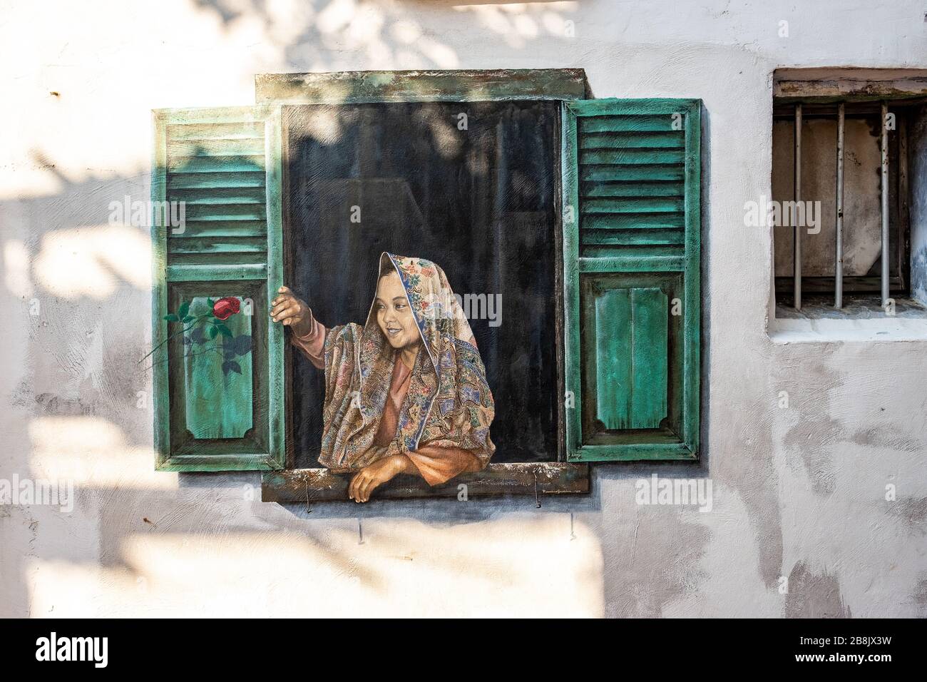 Street art murals in Malacca, Malaysia Stock Photo - Alamy