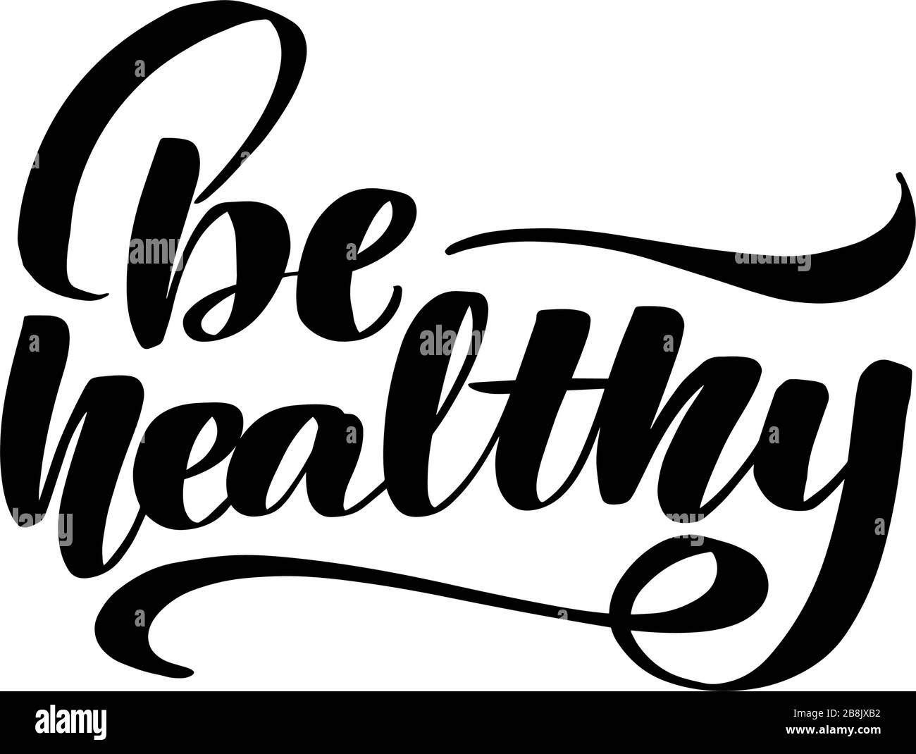 Vector calligraphy illustration isolated on white background Stock ...