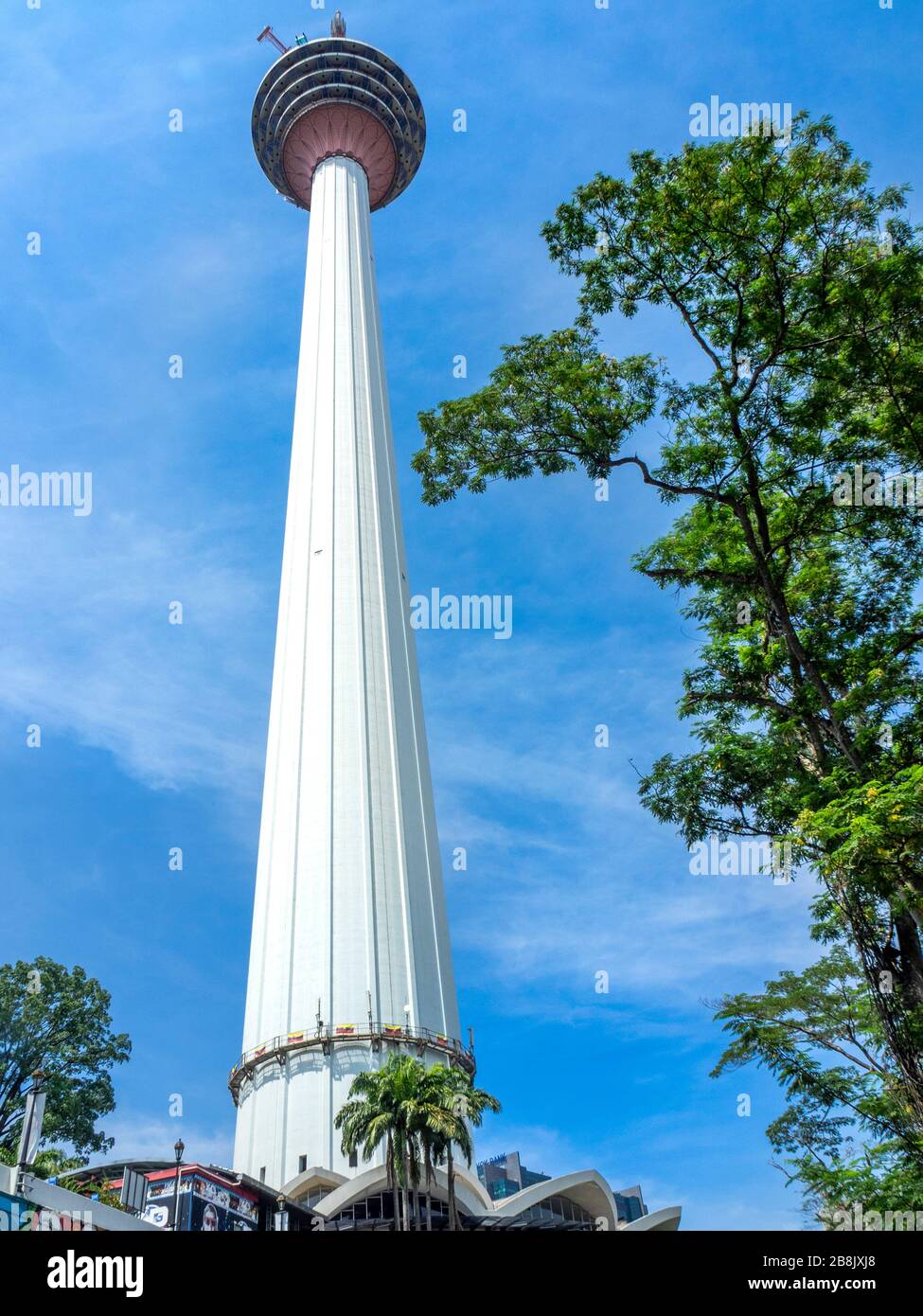 Kl Tower A Communications Tower Iconic Landmark Attraction In Kuala