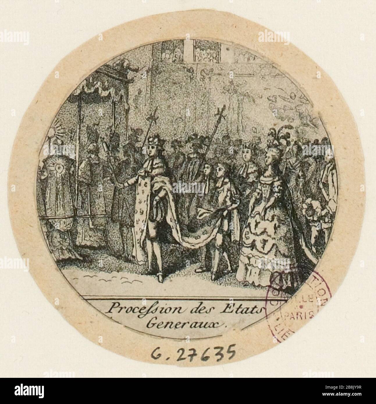 French Revolution. Procession of the States General in Versailles, May ...