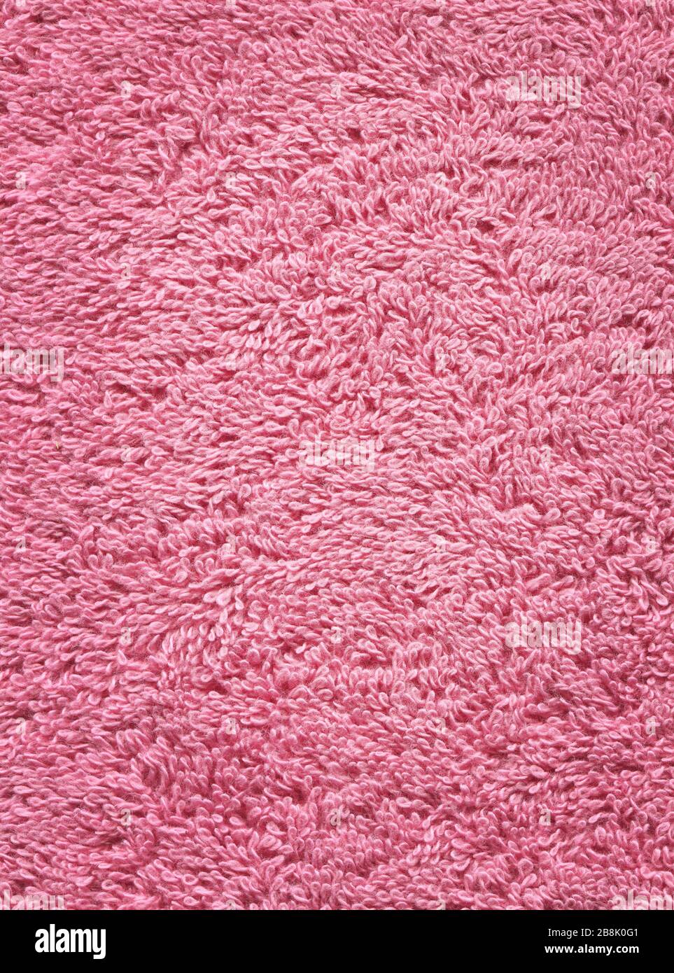 Soft pink texture of towel. Pink towel texture. Cotton towel background ...