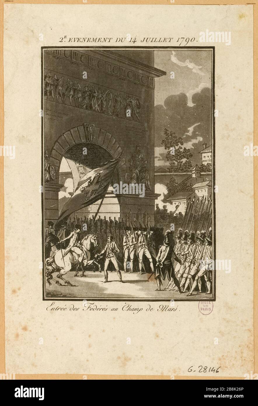 2nd event of July 14, 1790. // Input Federated the Champ de Mars (IT ...