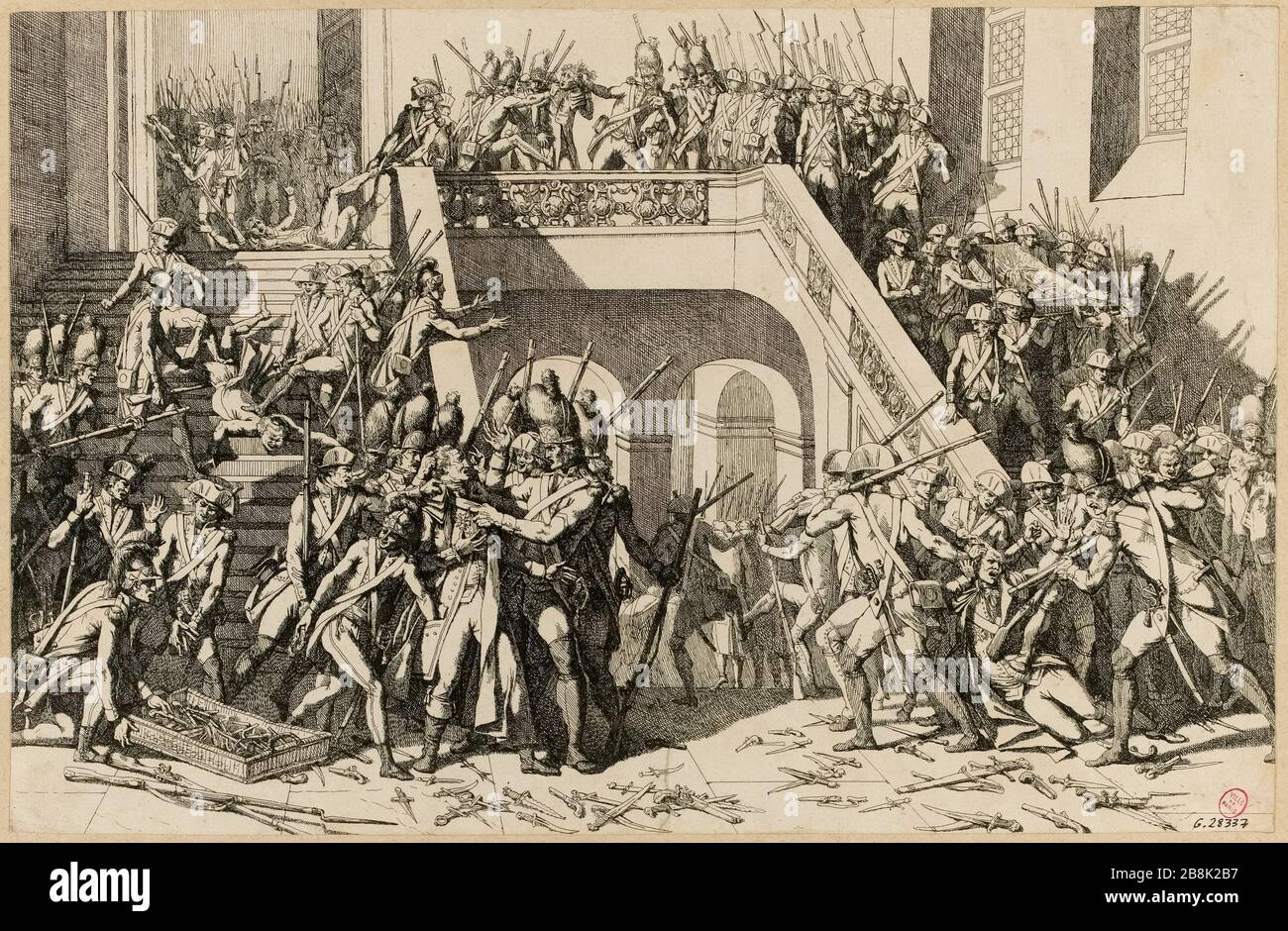 failed attempt of aristocrats and knights of the dagger, and disarm ...