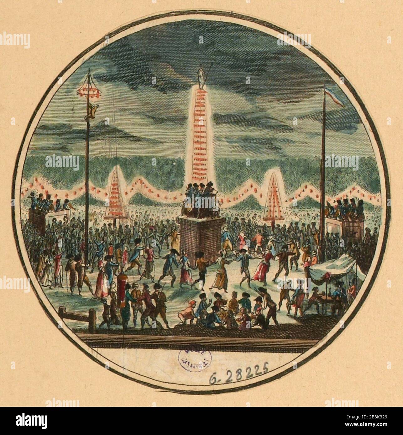 Illumination to the Champs Elysees ... (IT Stock Photo - Alamy