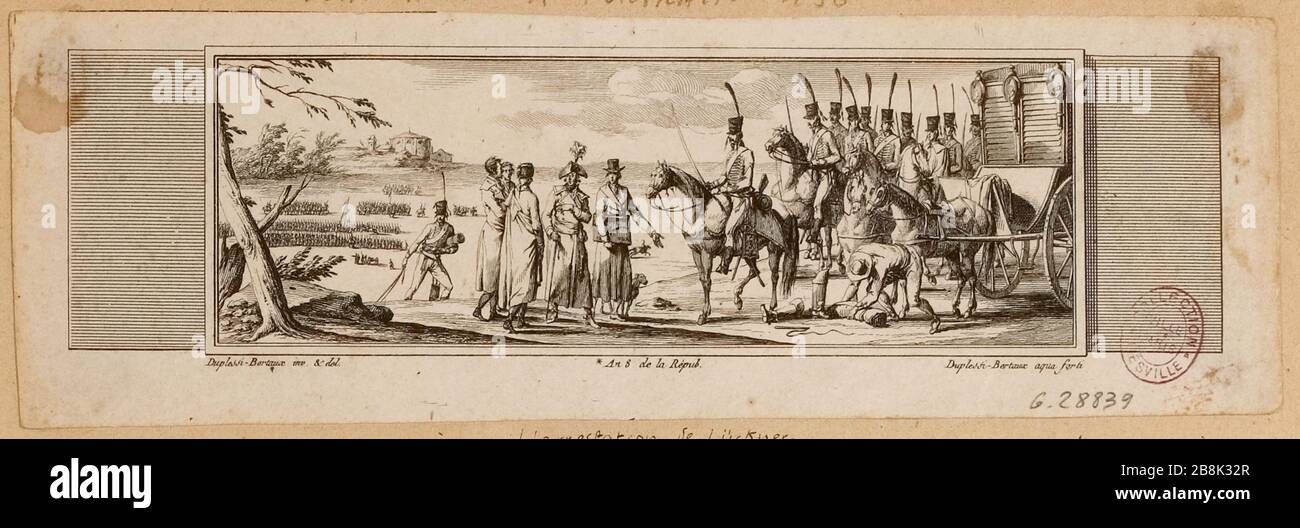 Arrest of General Lückner in Metz (Lorraine), in October 1793 ...