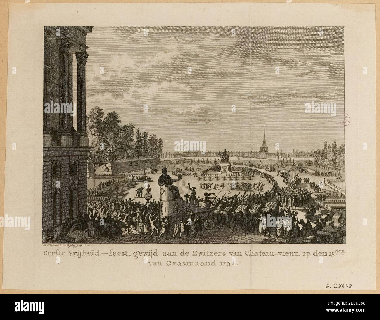 French Revolution: First Day of Freedom in honor of the liberation of ...