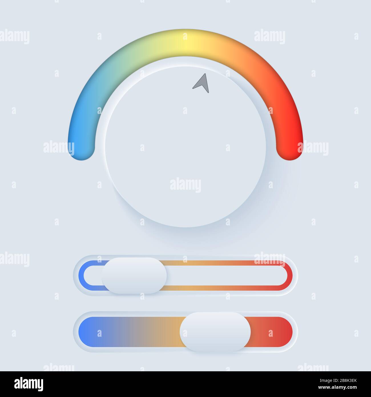 Neumorph UI kit Stock Vector Image & Art - Alamy