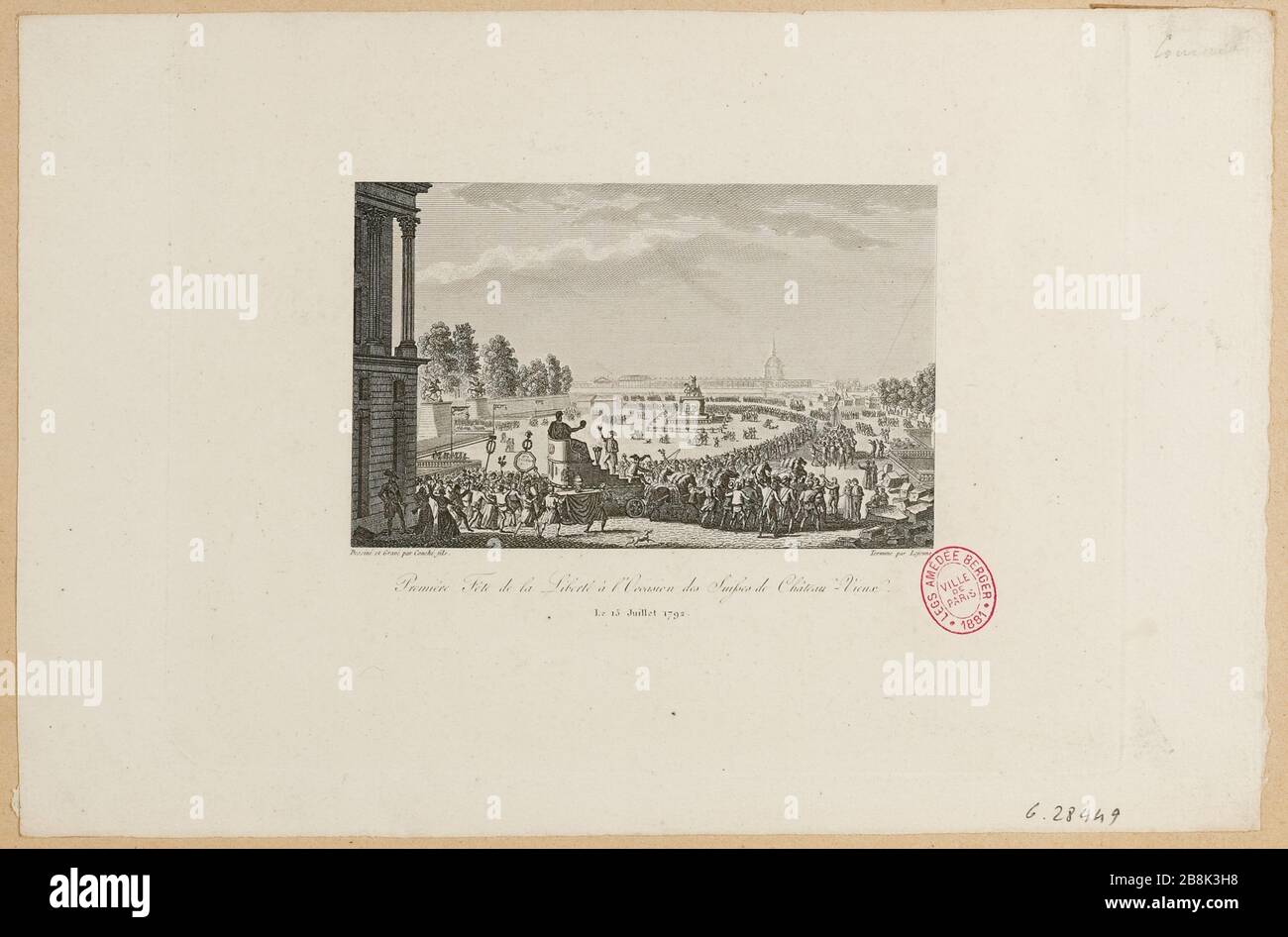 French Revolution: First Day of Freedom in honor of the liberation of ...