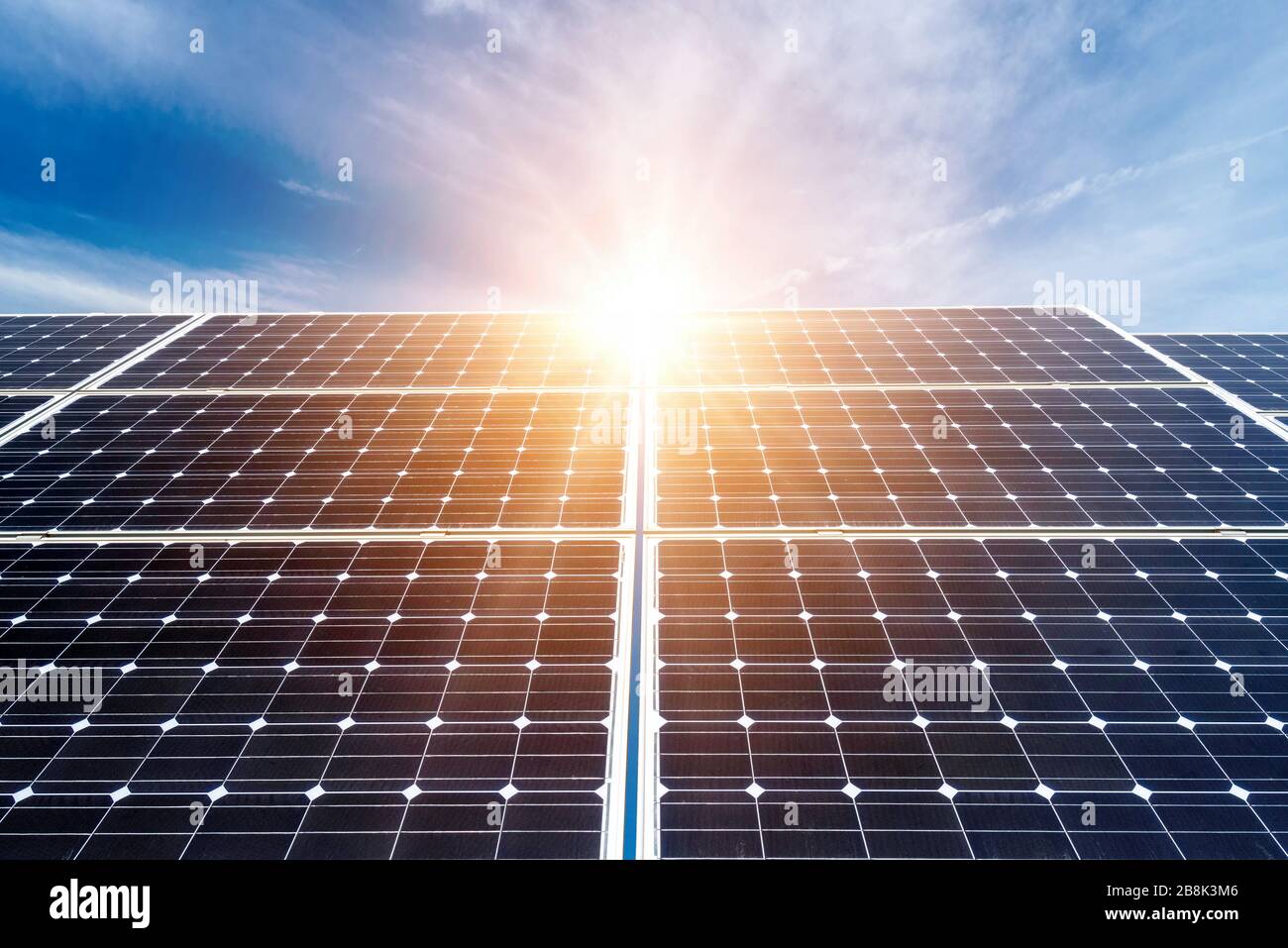 photovoltaic panels - alternative electricity source Stock Photo - Alamy