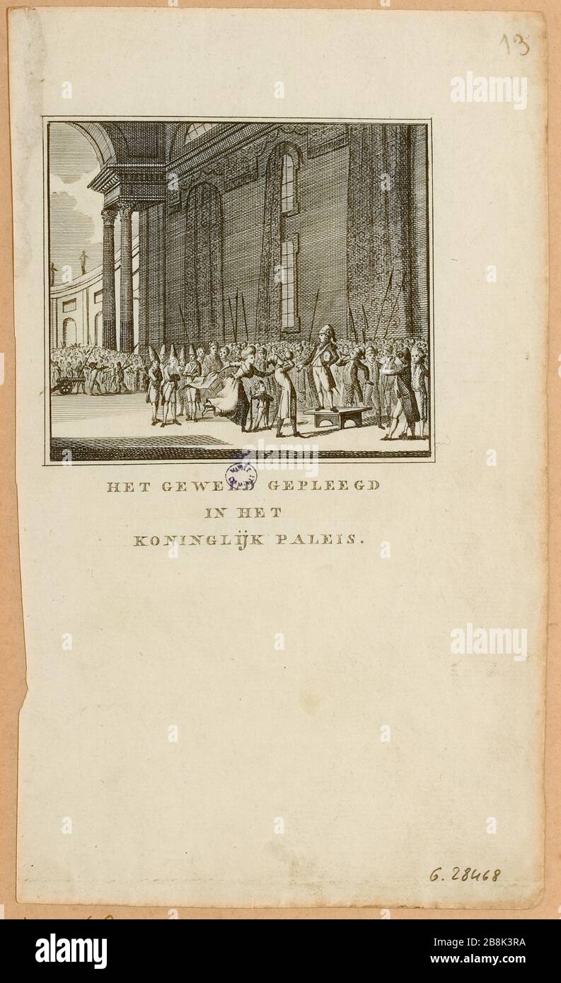 French Revolution: June 20, 1792. Day The people at the Tuileries ...