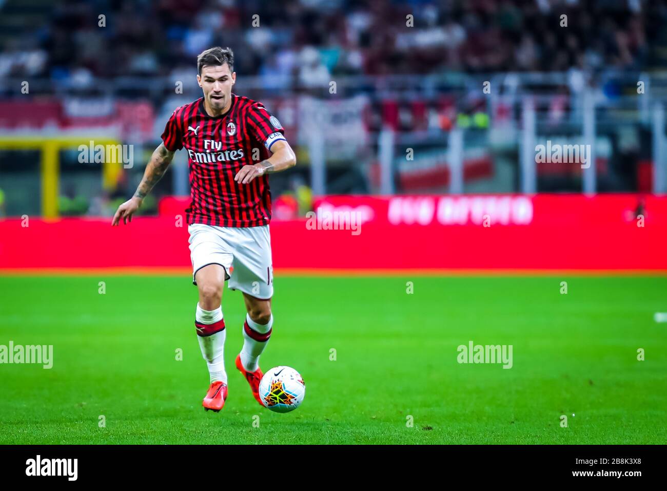 Alessio Romagnoli of AC Milan during italian soccer Serie A season 2019 ...