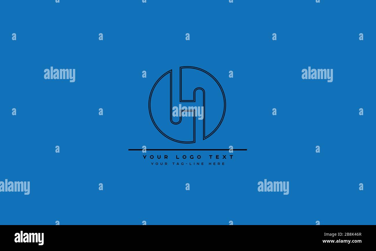 Abstract letter H logo vector design. H symbol icon template Stock ...