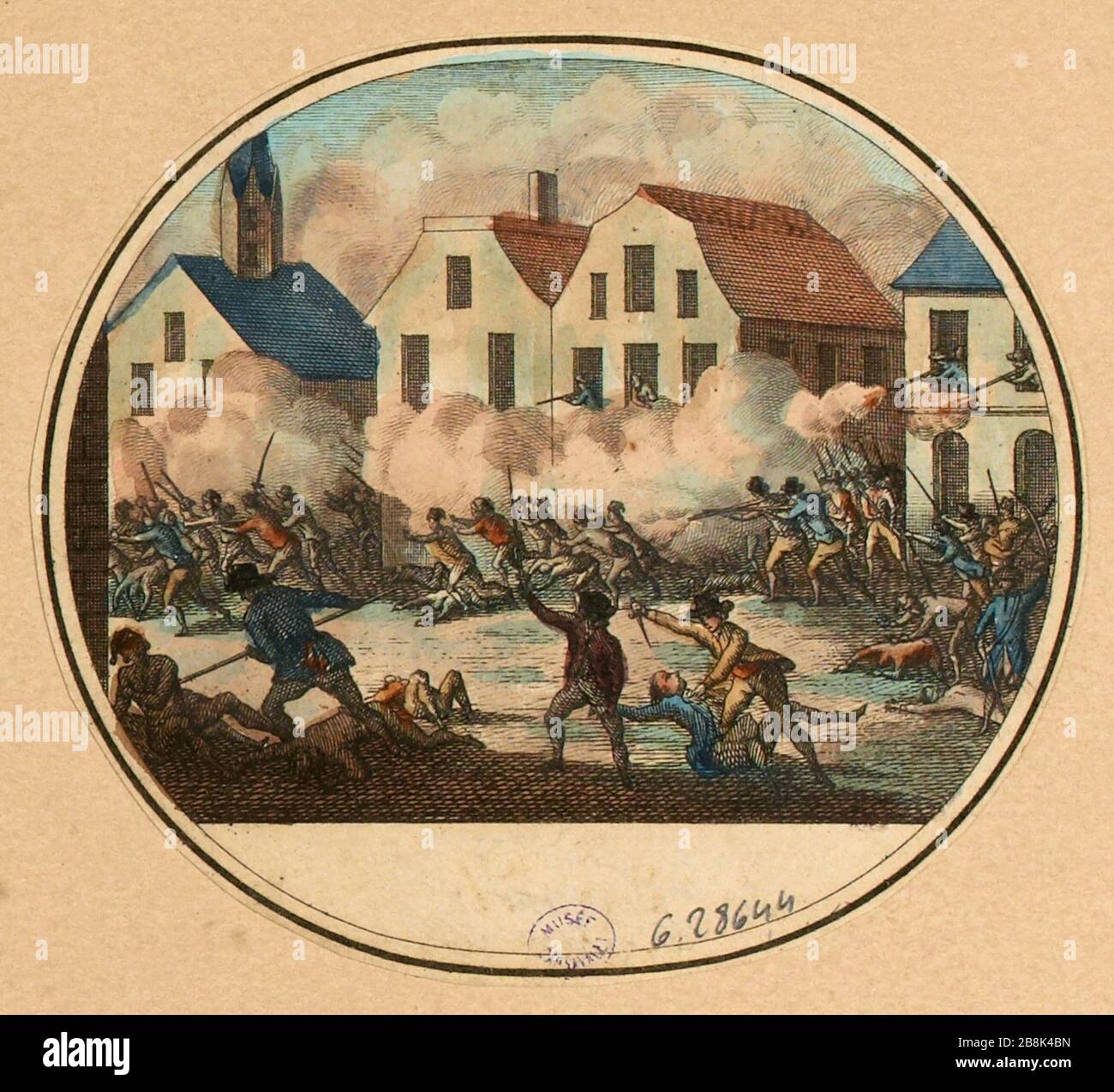 Resumption of the City of Frankfurt by the Prussians, Austrians and ...