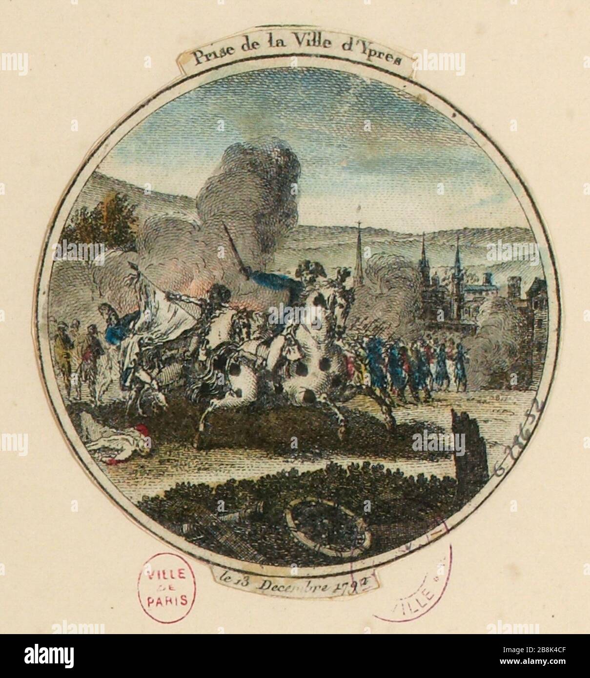 French Revolution. Taking the city of Ypres (in present Belgium ...