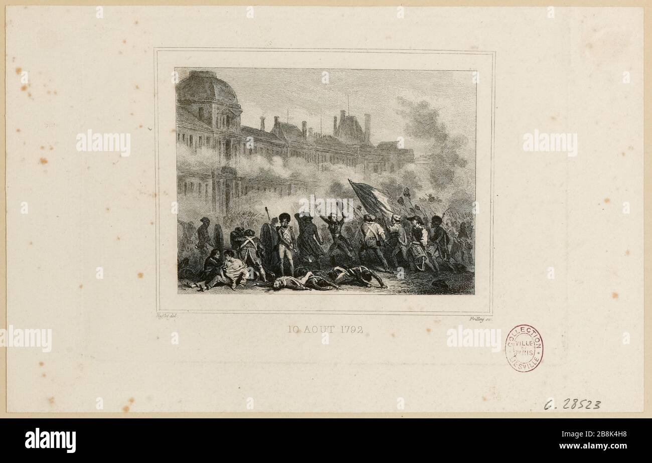 French Revolution: Day August 10, 1792: Attack of the Tuileries by the ...