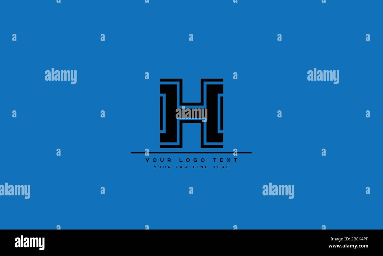 Abstract letter H logo vector design. H symbol icon template Stock ...