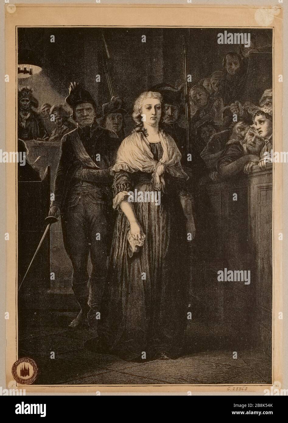 Marie Antoinette before the Revolutionary Tribunal in October 1793 ...