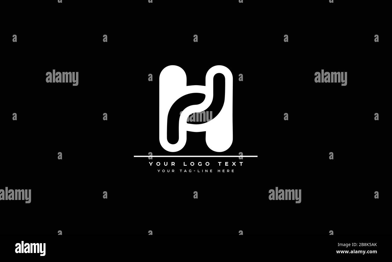 Abstract letter H logo vector design. H symbol icon template Stock ...