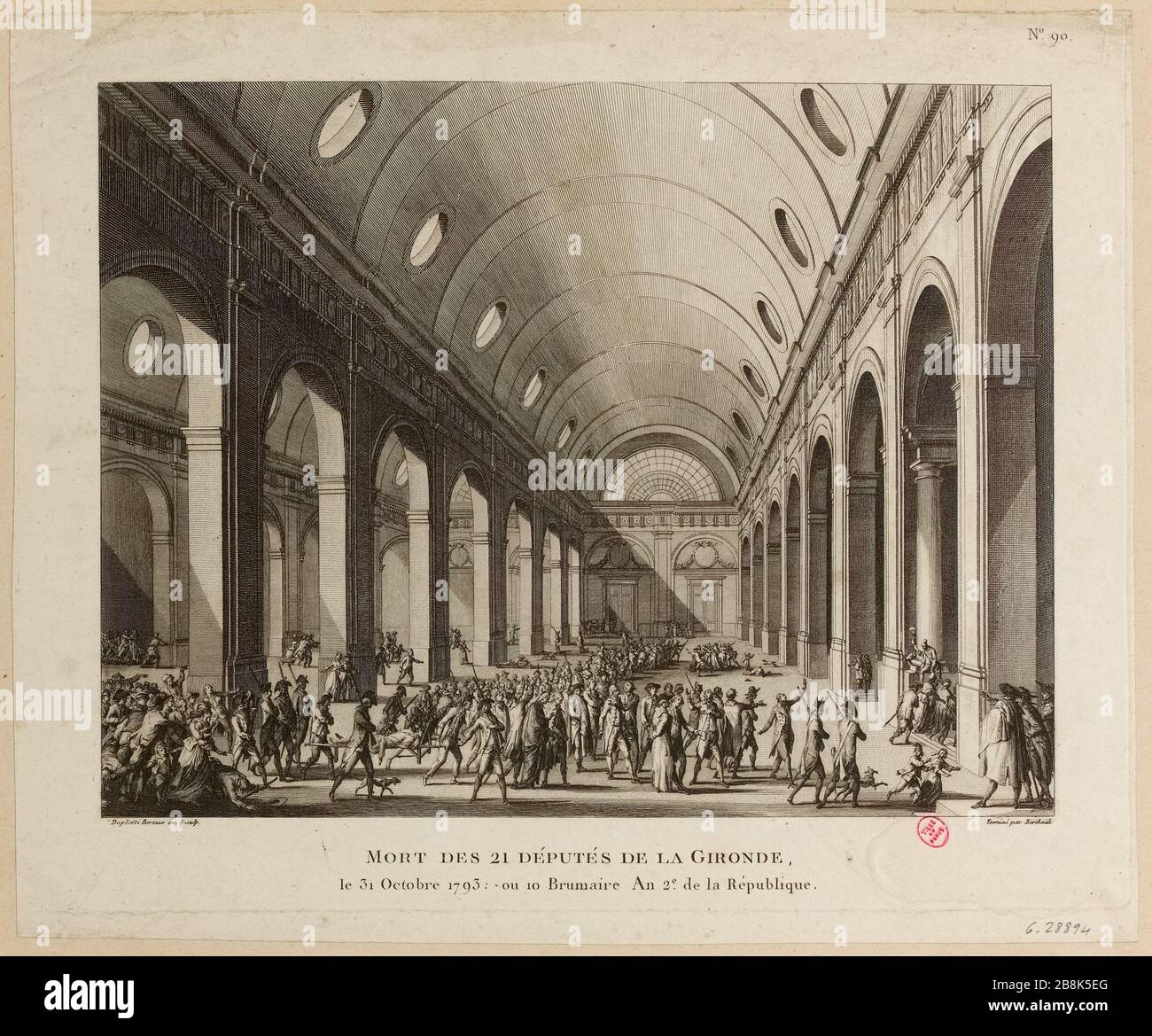 Death of the 21 deputies of the Gironde, 31 October 1793; or 10 ...