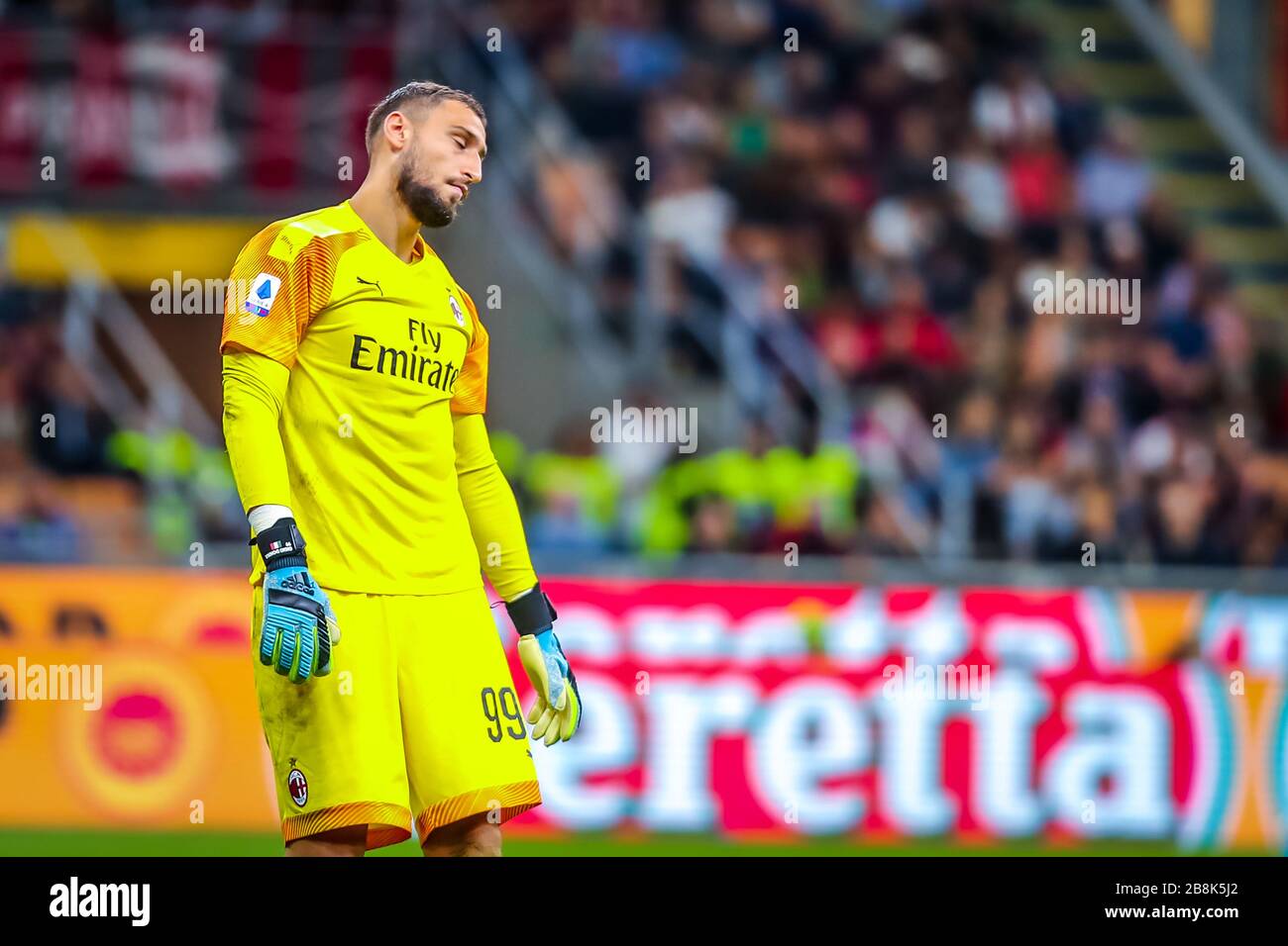Gianluigi Donnarumma of AC Milan during italian soccer Serie A season ...
