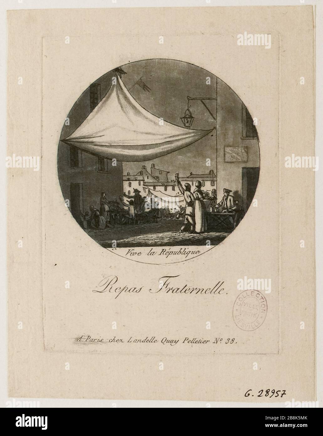 French Revolution: People Meals in the streets of Paris. February to ...