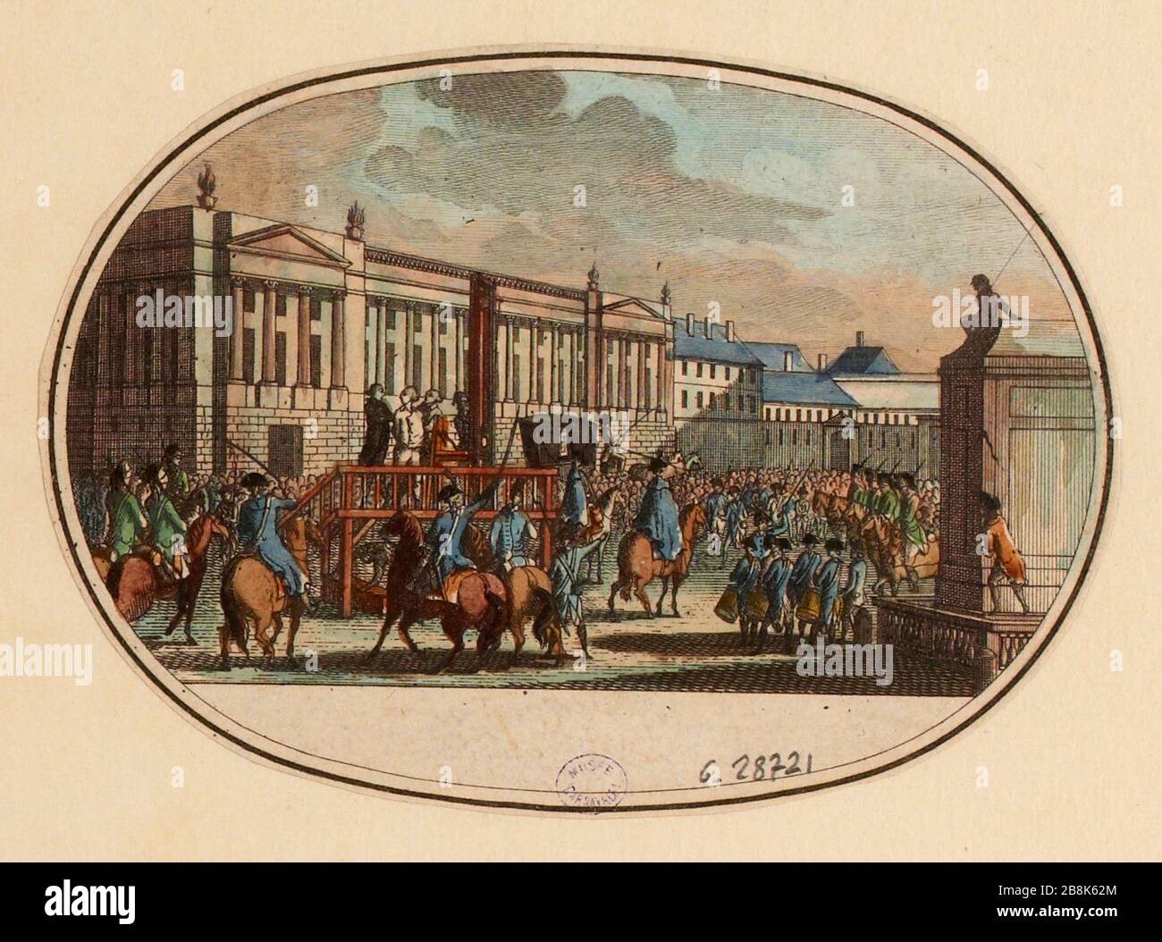 January 21 Ir. Pluviose. Execution of Louis Capet, one front / King of ...