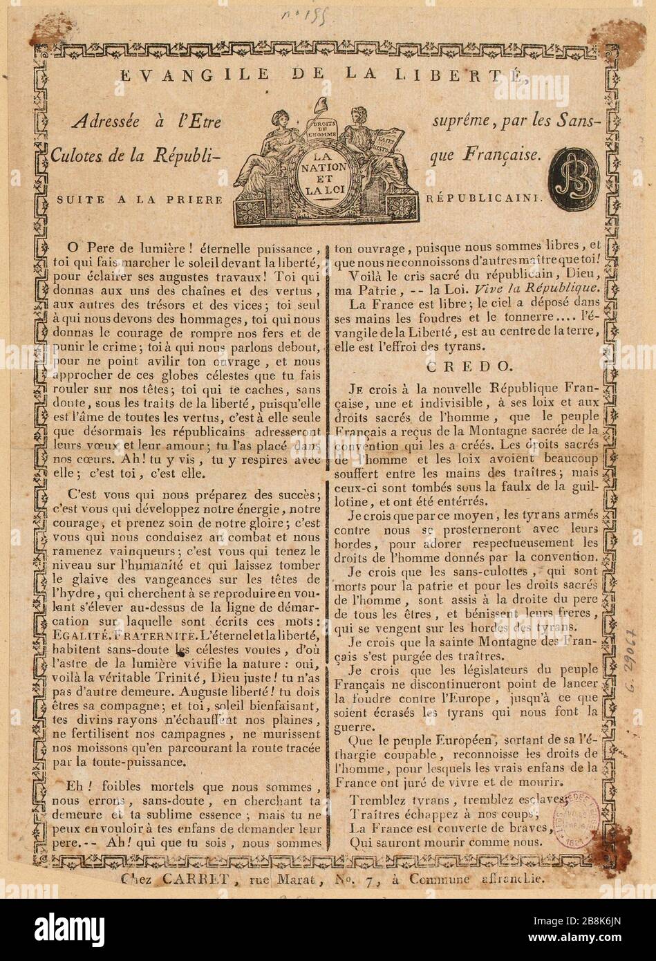 Sans culottes french revolution hi-res stock photography and images - Alamy