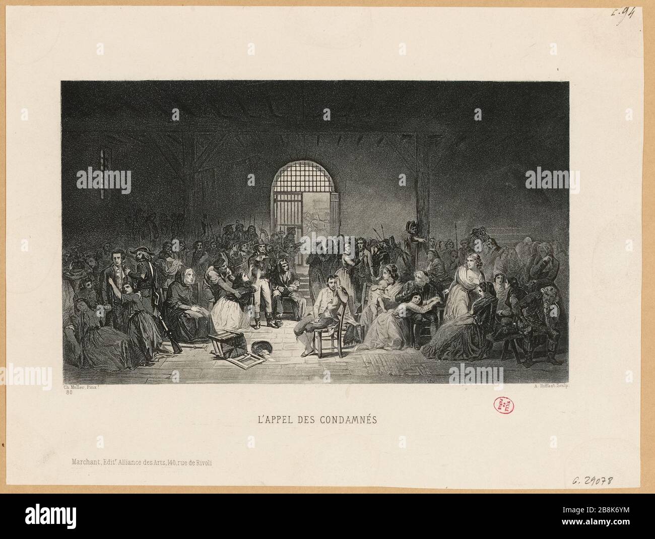 French Revolution. Allegory of the nineteenth century. Portraits of the ...