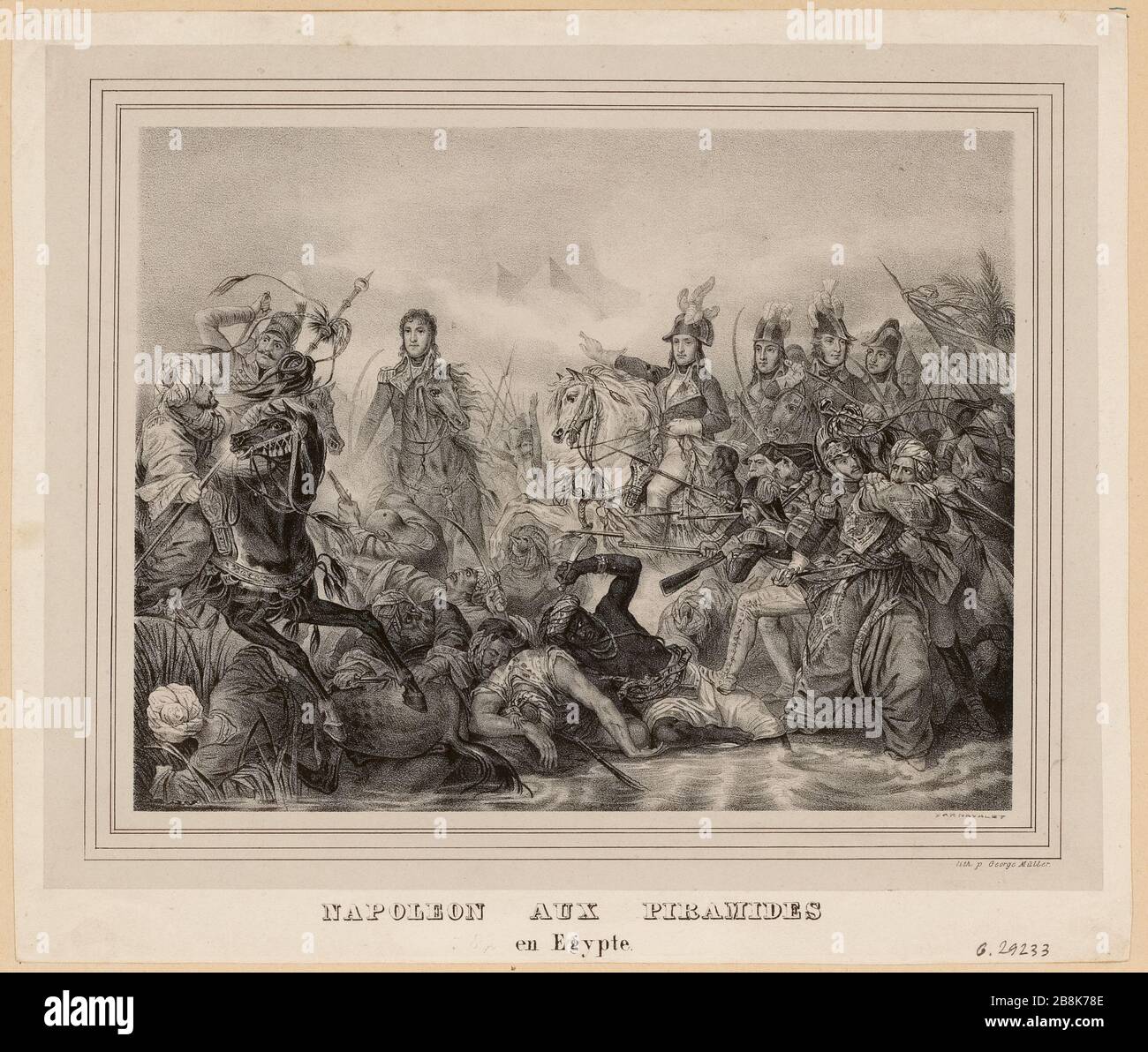 Napoleon Pyramids / Egypt. (TI Stock Photo - Alamy