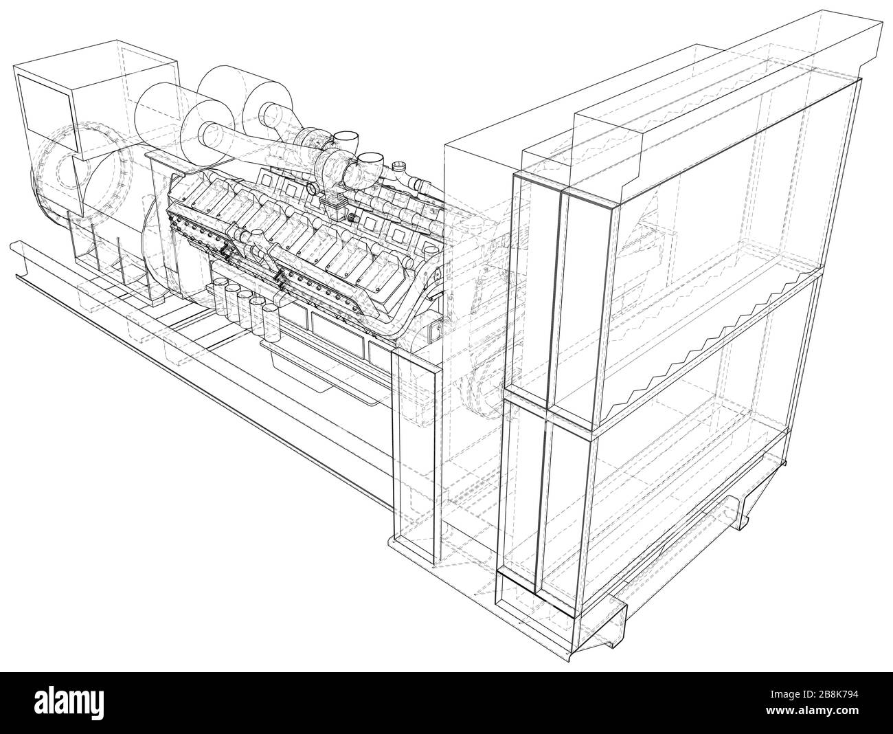 Gas-engine. Gas engine is an internal combustion engine which runs on a ...