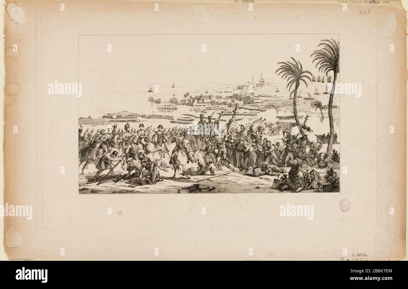 French Revolution, the Directory. Second Battle of Aboukir, July 25 ...