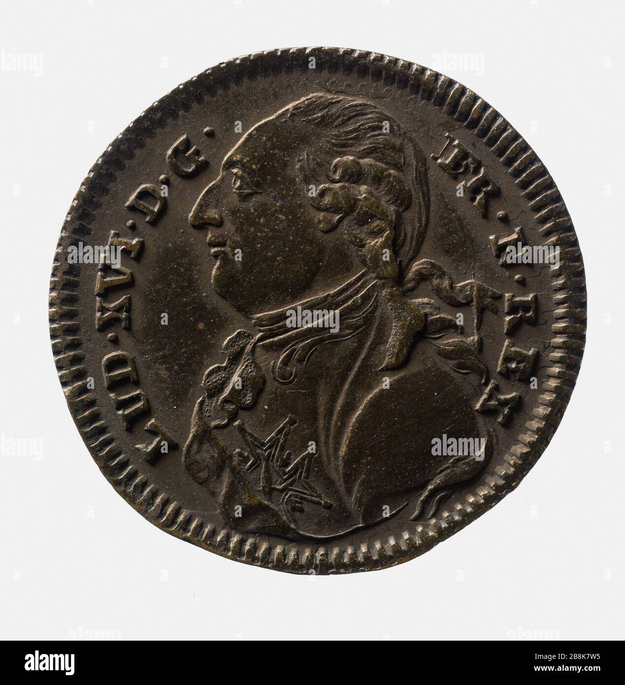 Louis XVI, King of France (1774 -1792), 1790 Louis XVI, roi de France ...