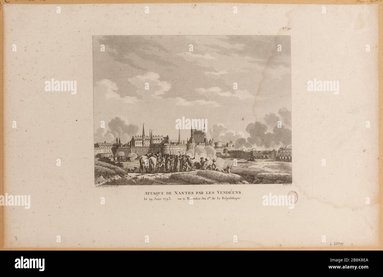 Plate No. 82, numbered 91, historical tables of the French Revolution ...