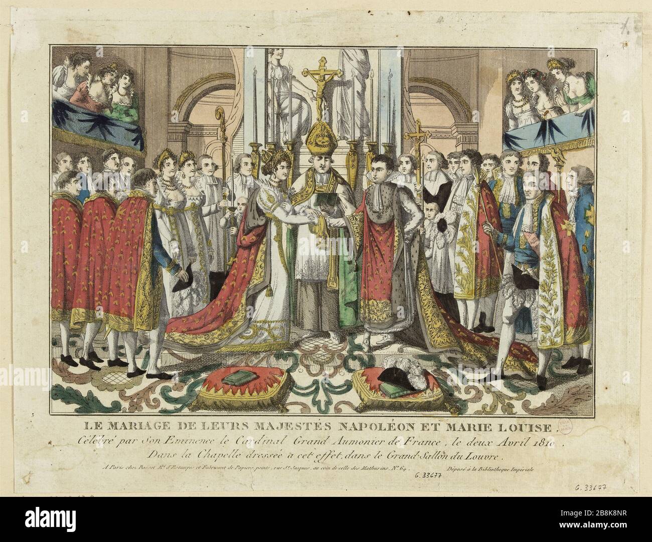 The marriage of their Majesties Napoleon and Marie-Louise Anonyme. "Le ...