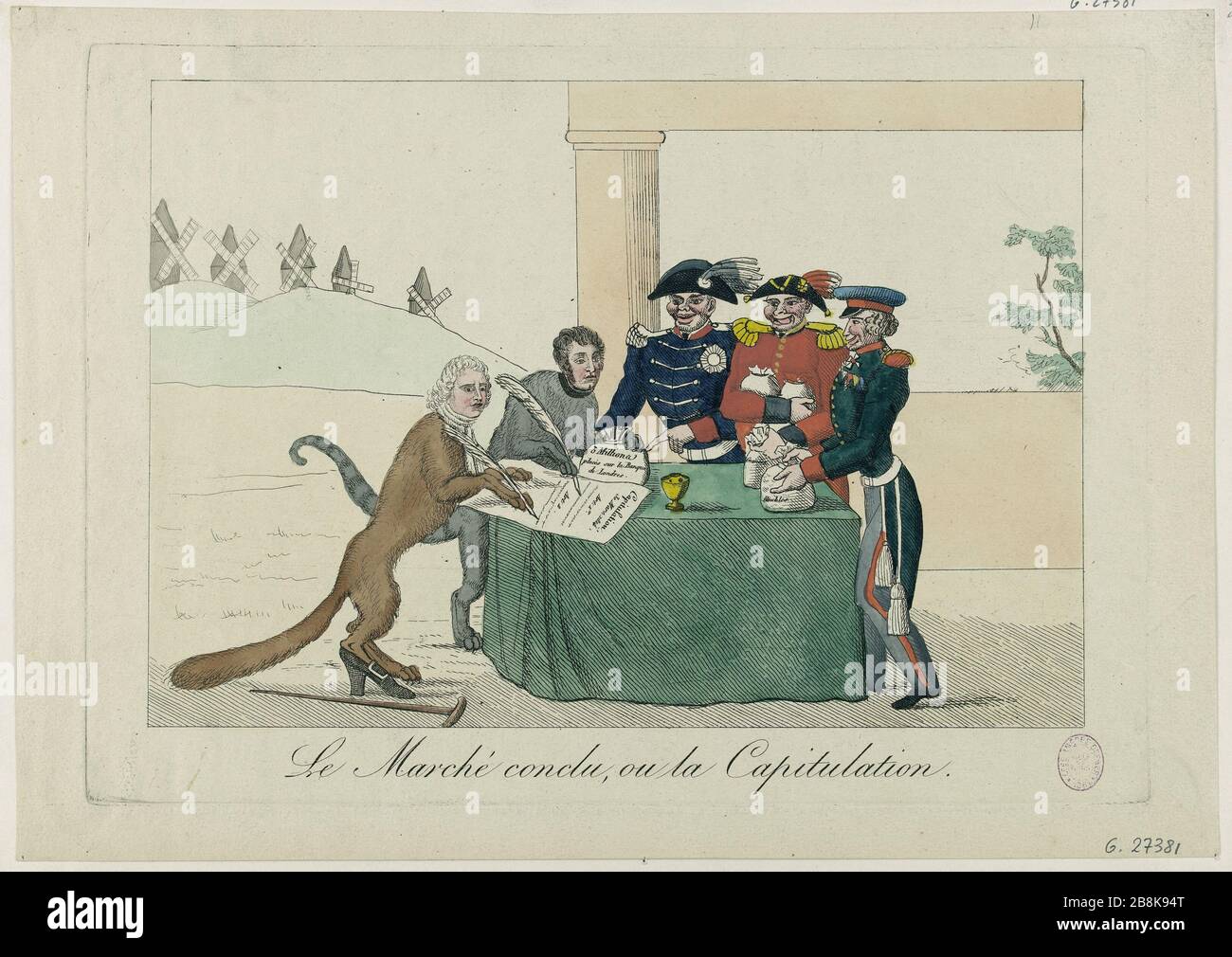 The concluded contract or Capitulation La Marché conclu ou la ...