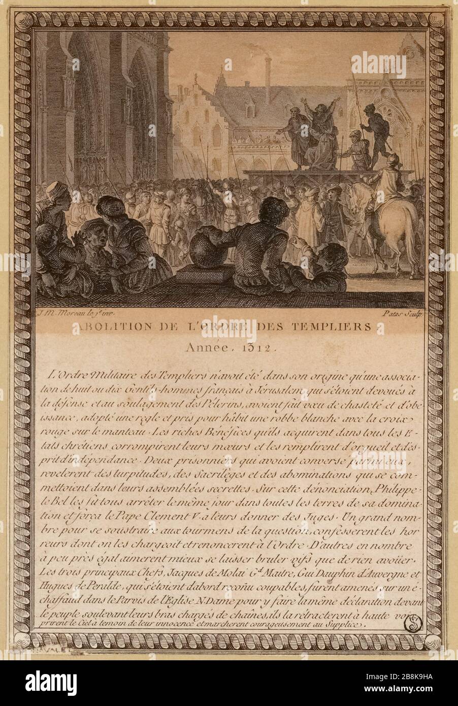 Abolition of the Templars / Year 1312 (TI Stock Photo - Alamy