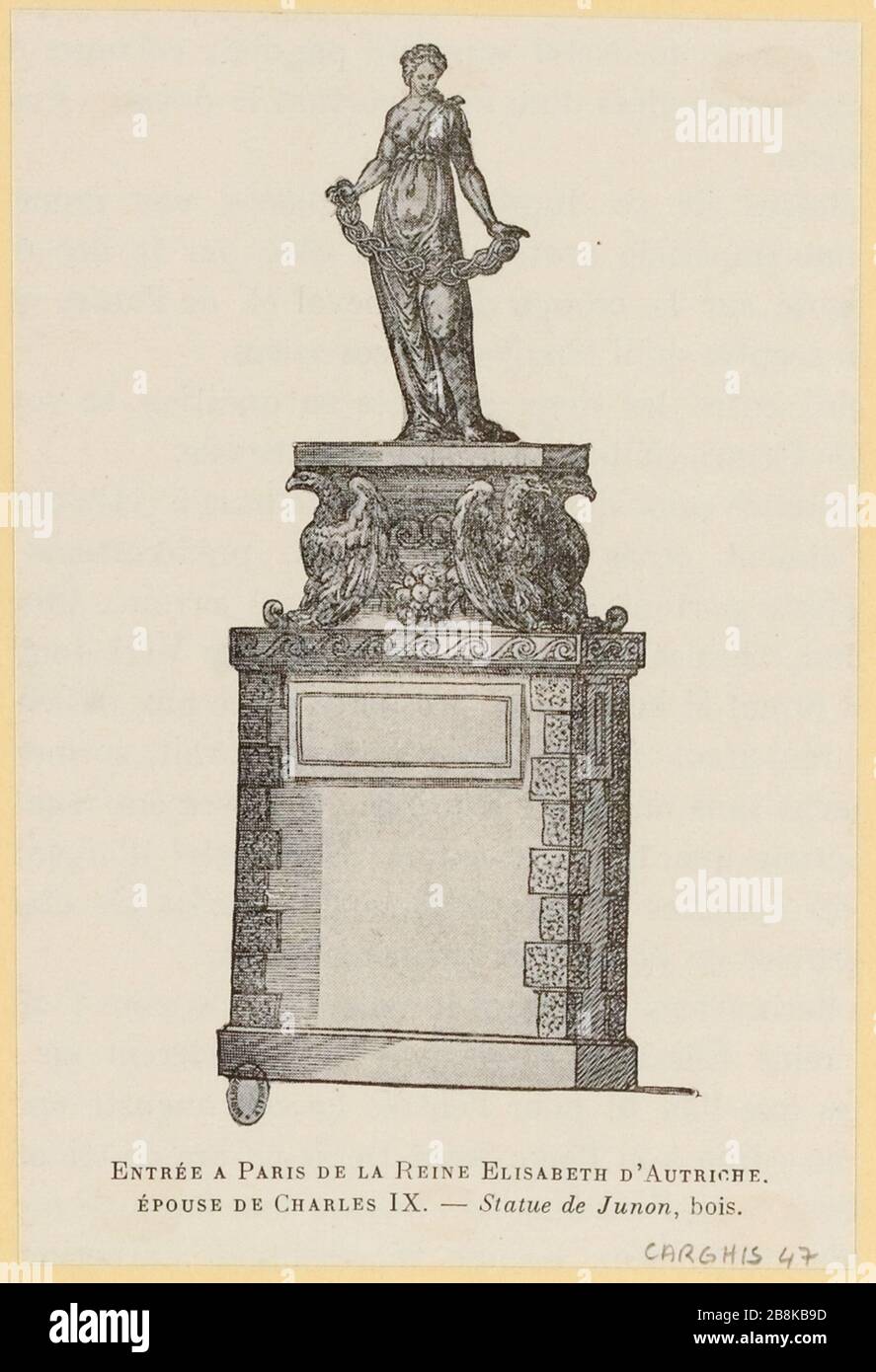 Entry in Paris of Queen Elizabeth of Austria, wife of CHarles IX ...