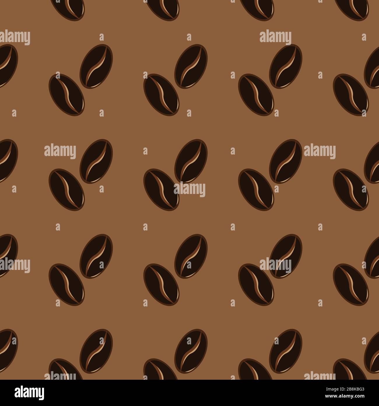 Seamless coffee beans texture Stock Vector Images - Alamy