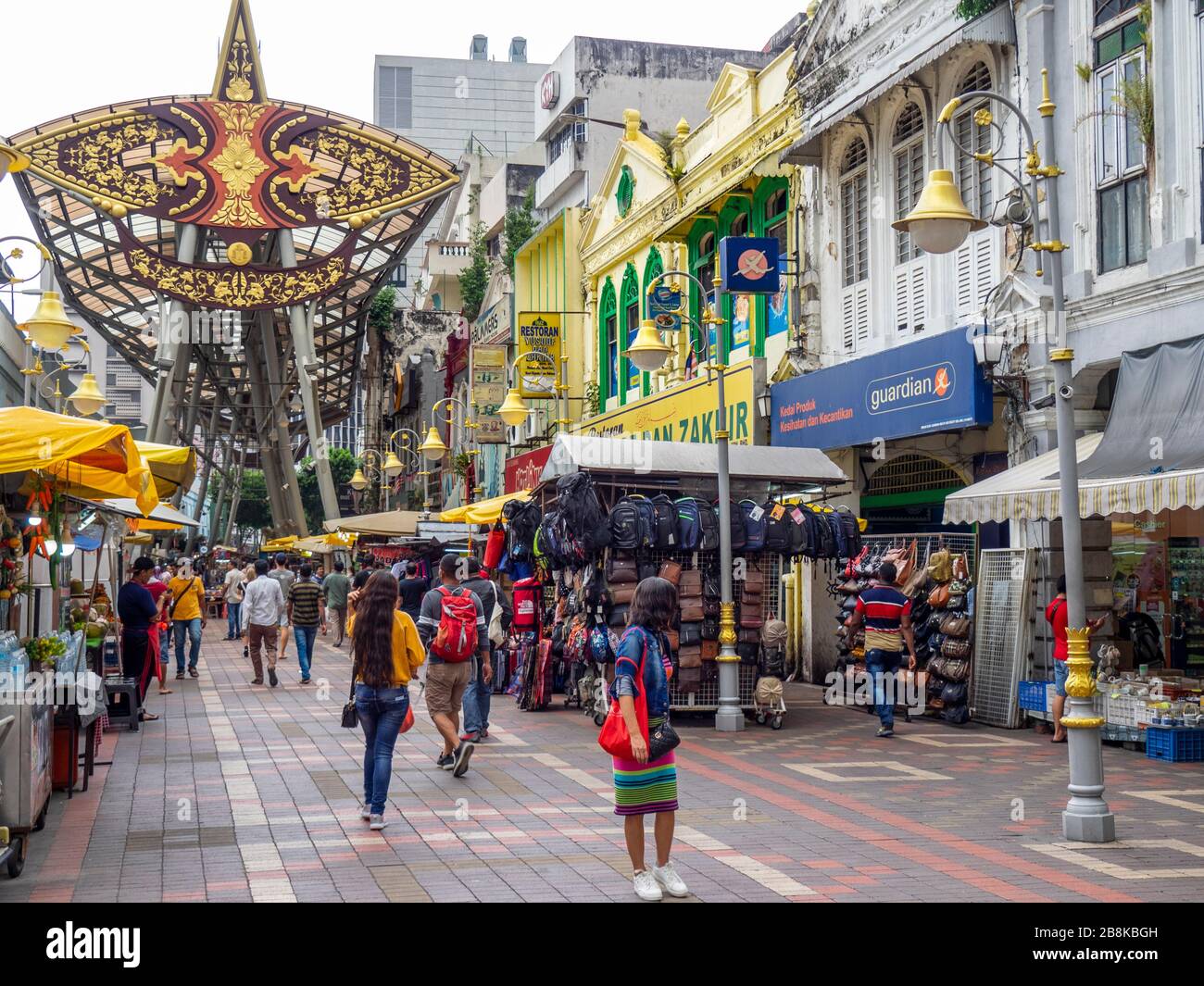 Kasturi Walk an outdoor market adjacent to Central Market Kuala Lumpur ...