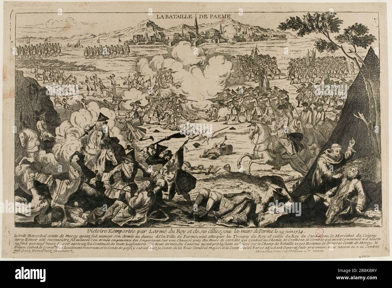 The battle of Parma / Victory won by The army of the king and his ...