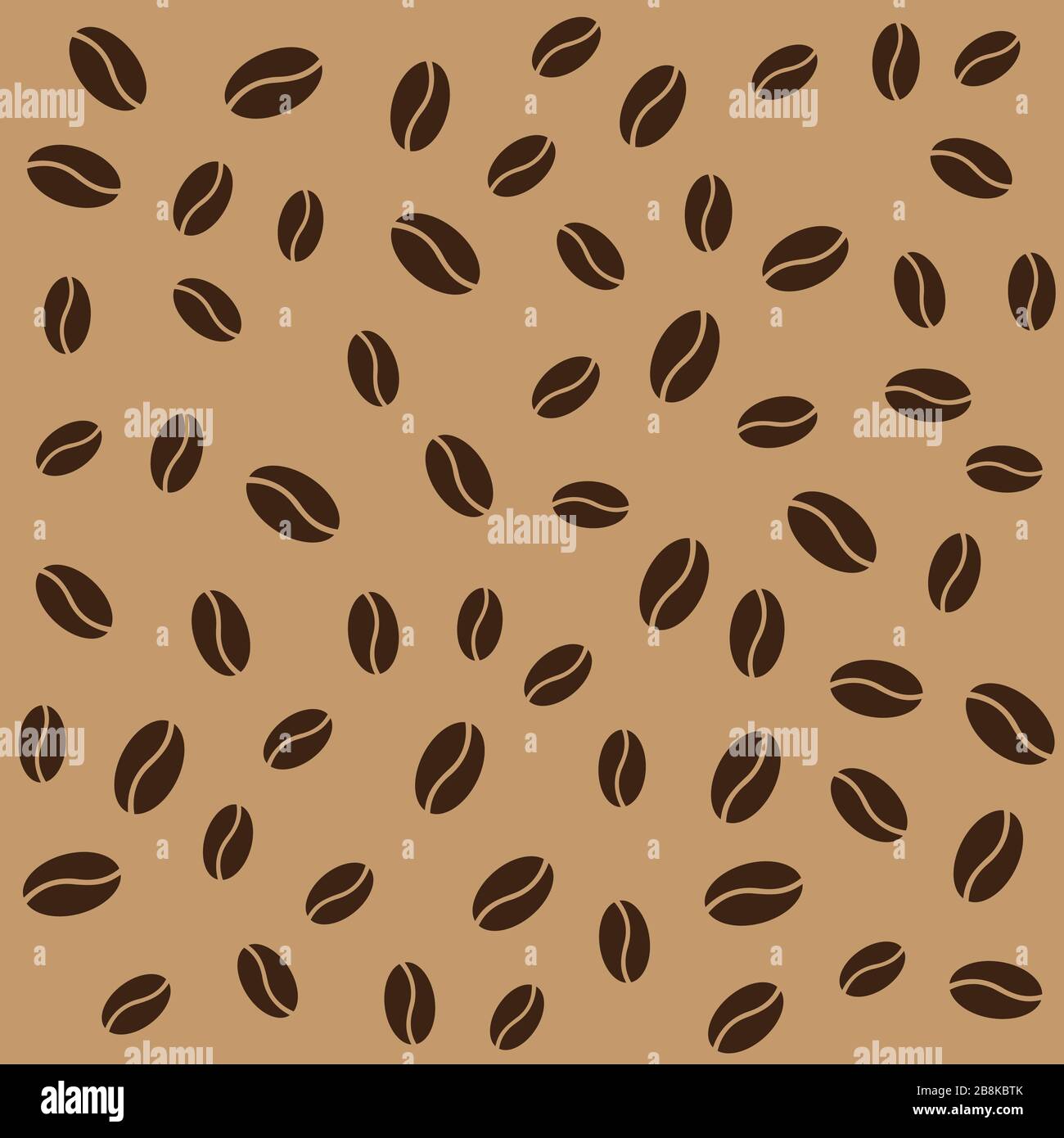 Seamless coffee beans texture Stock Vector Images - Alamy