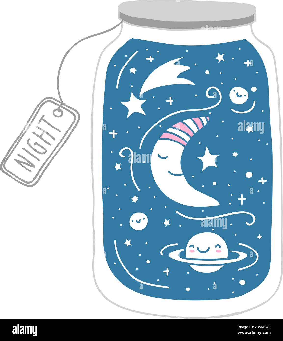 Stars at the night sky Cut Out Stock Images & Pictures - Alamy