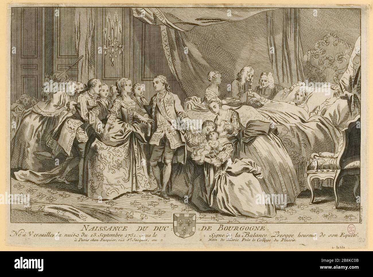Birth of the Duke of Burgundy. Born in Versailles on the night of ...