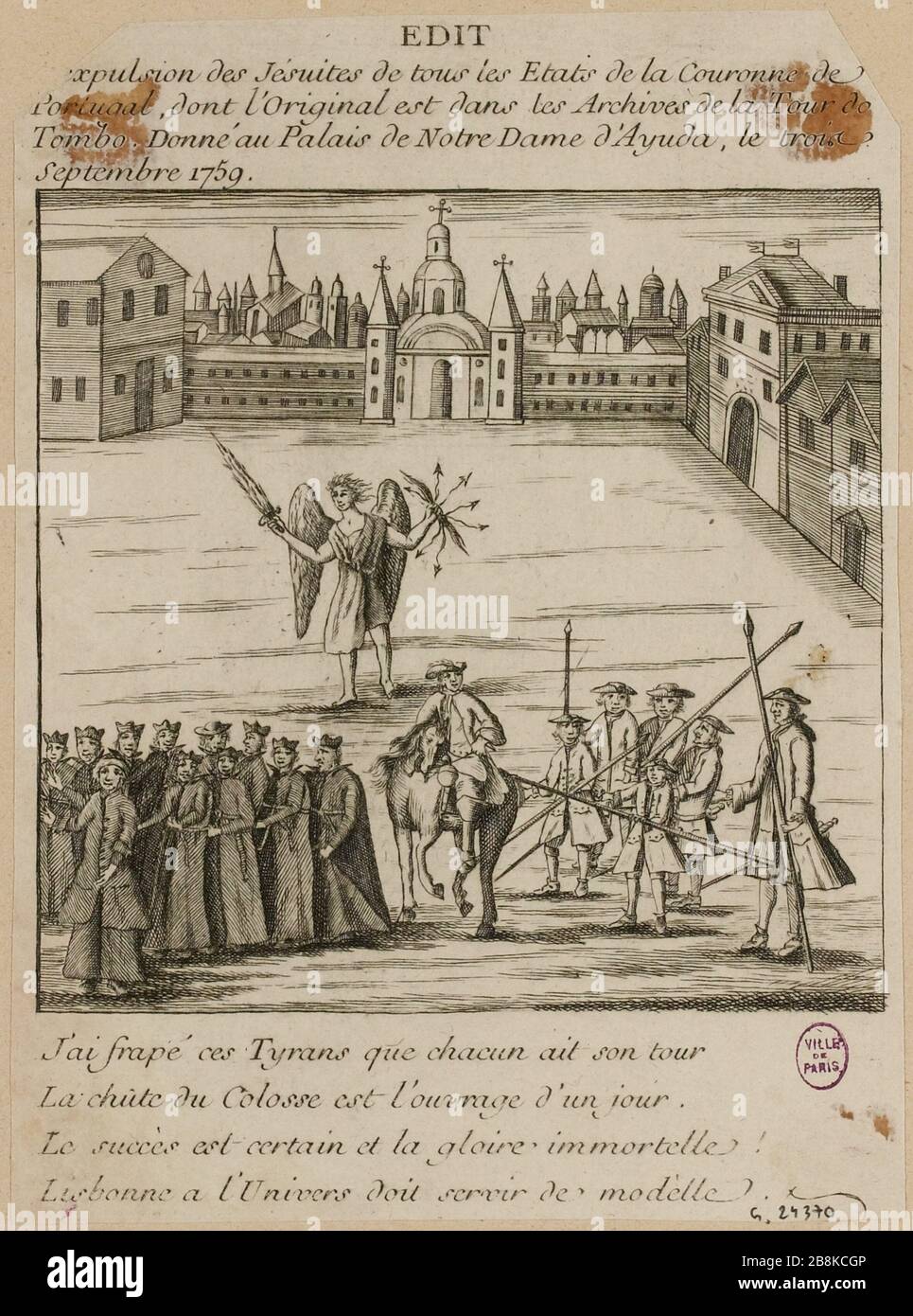 Edict of Expulsion of the Jesuits of all states of the Crown of ...