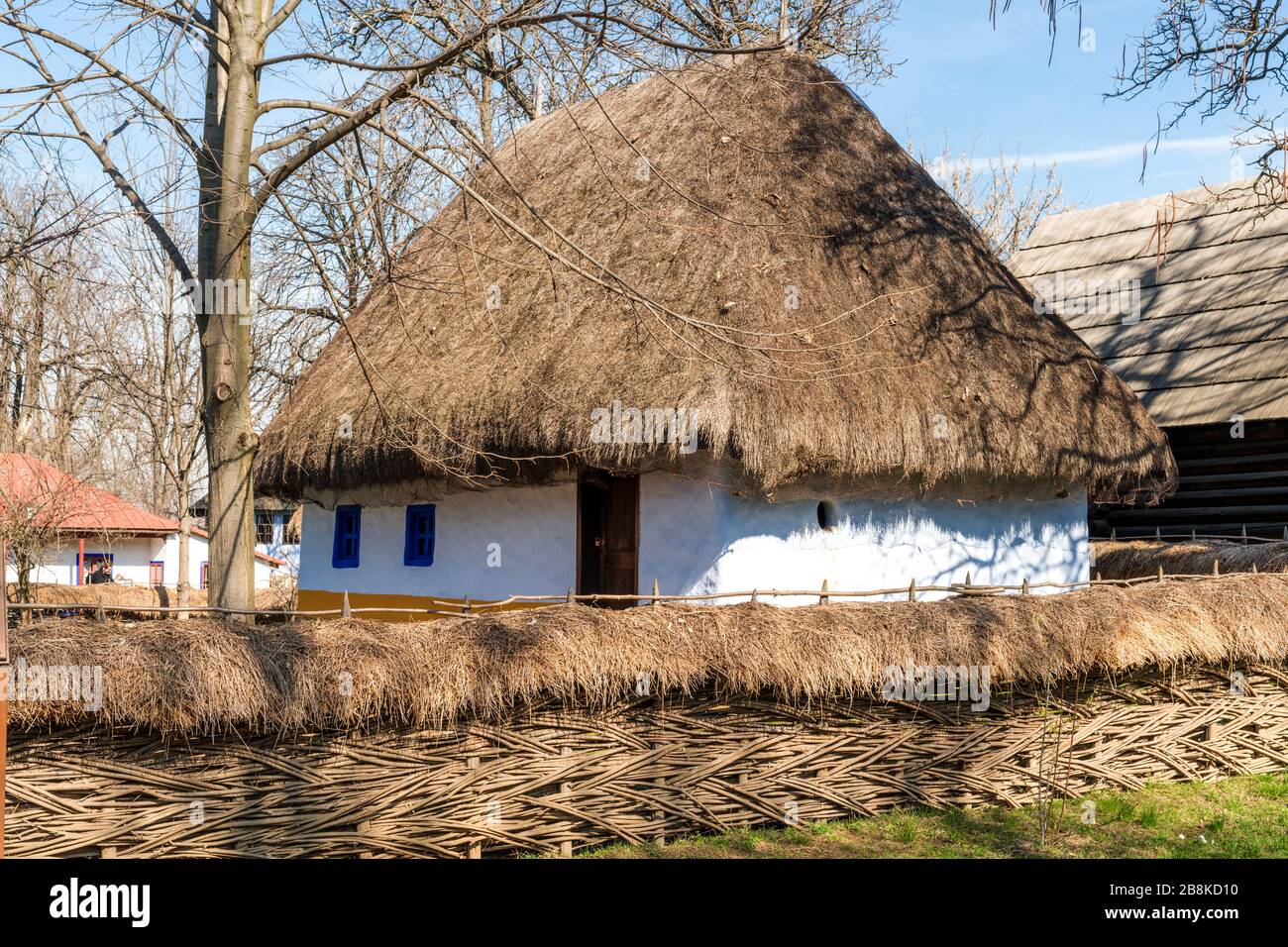 Traditional rural house from Transylvania, Romania - copy space Stock ...