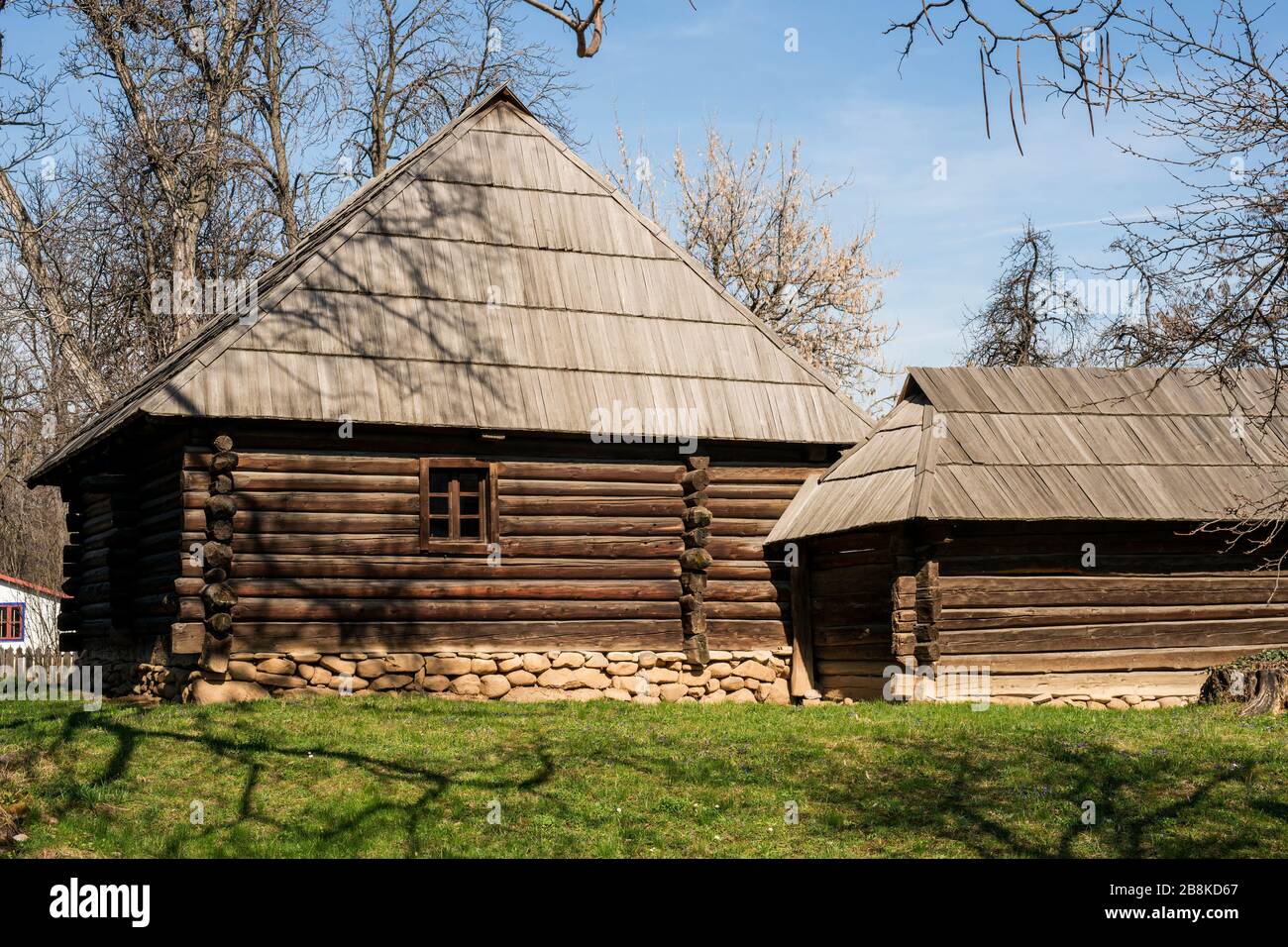 Traditional rural house from Transylvania, Romania - copy space Stock ...