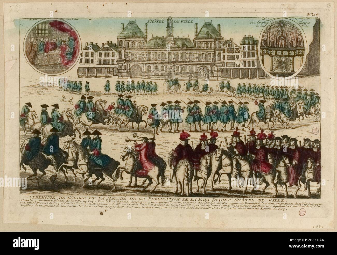 Ceremony of the order and progress of the publication of peace in front ...